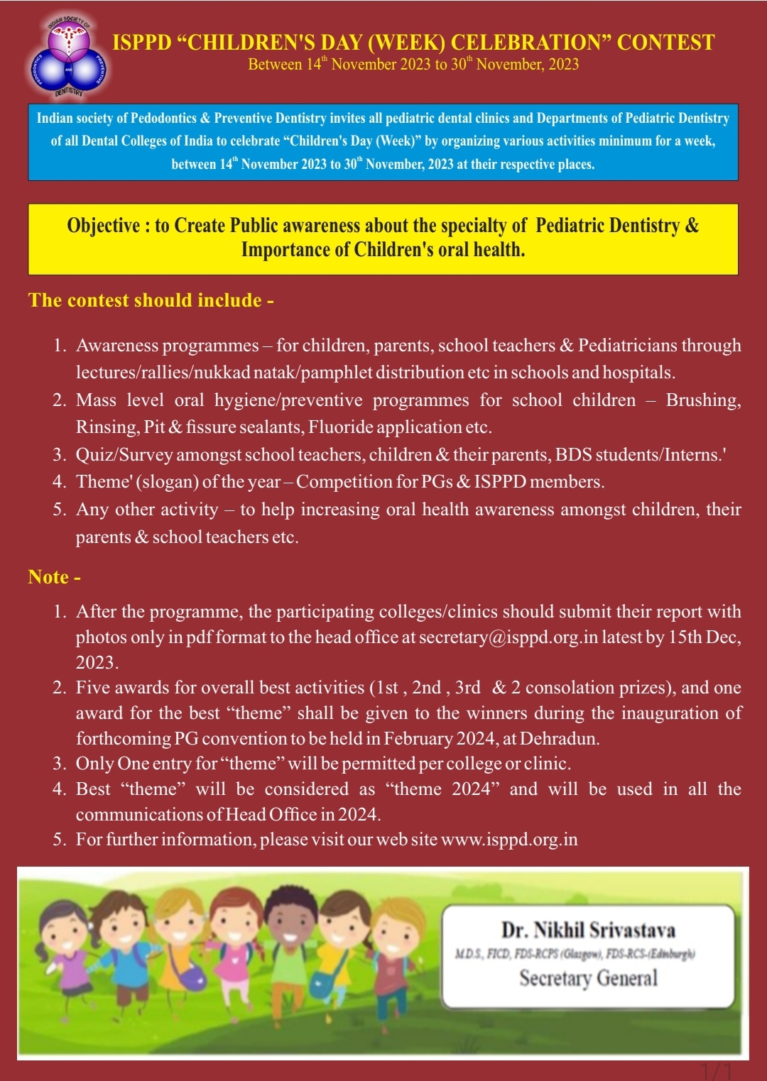 Indian Society of Pedodontics and Preventive Dentistry